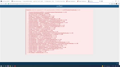 error installing xenforo hosting support infinityfree forum