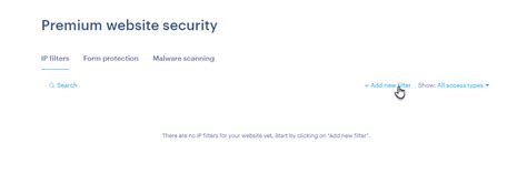 How To Set Up An Ip Address Filter Webnode Support