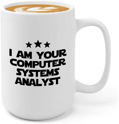 Novelty Computer System Analyst Coffee Mug White Computer Says No Progammer Coding Men