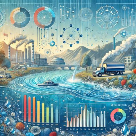 Water Quality Diagrams Visualizations Of Water Quality Parameter Stock Illustration