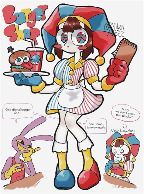 Pomni From The Amazing Digital Circus Art By Mikanxddcc On X