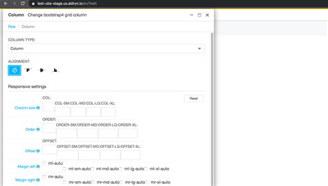 The Column Plugin Editing Modal Is Missing Its Icons And Styles · Issue