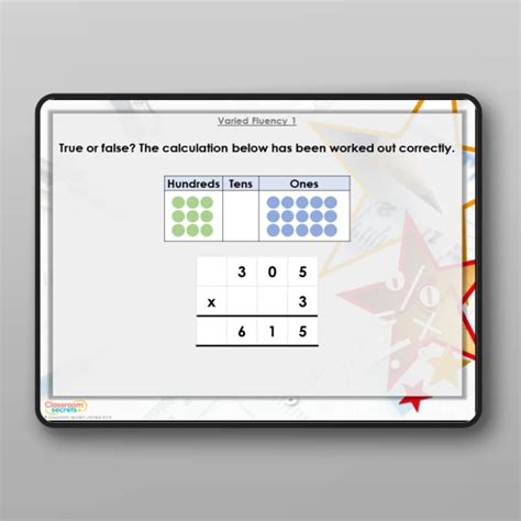 multiply a 2 digit number by a 1 digit number reasoning and problem