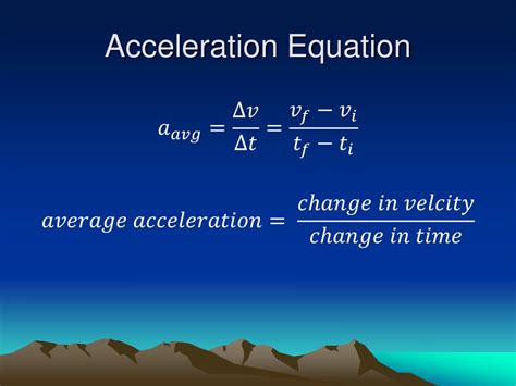 Ppt Acceleration Powerpoint Presentation Free Download Id2886345
