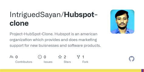 Github Intriguedsayanhubspot Clone Project Hubspot Clone Hubspot Is An American