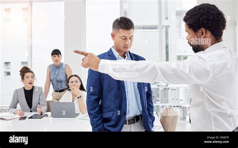 Fired Fight And Angry Boss Is Frustrated With Employee And Upset