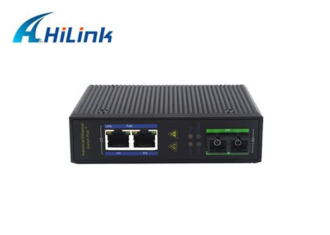 80km Max Industrial Ethernet Switch 2 Port 10 100 1000base Ethernet 1