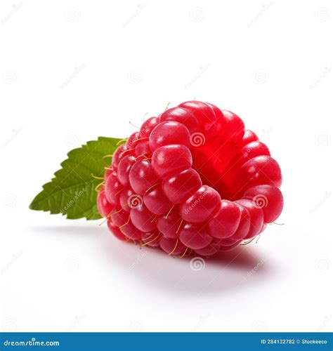 Eye Catching Raspberry Product Photography On White Background Stock Illustration Illustration