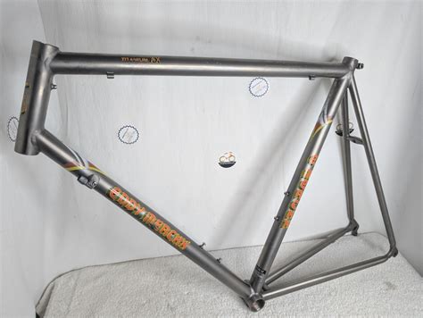 Eddie Merckx Titanium Ax Bike Frame 58cm Large 2000 Litespeed