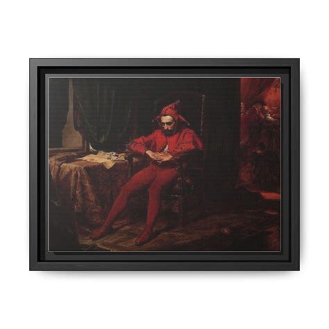 Stanczyk Matejko Jester Portrait Art Print Colorful Framed Canvas Wall Decor Unique T