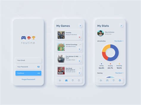 Handpicked Excellent Neumorphism UI Design Inspiration