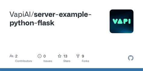 Github Vapiaiserver Side Example Python Flask