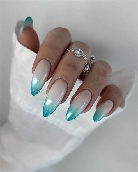 تصاویر مدل های ناخن آمبره شیک و اکلیلی مدل های کوتاه و بلند