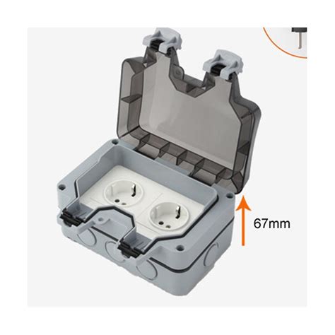 Outdoor Socket Waterproof Socket With Switch Indicator Light Wall