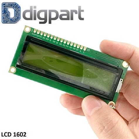 Jual LCD 2x16 16x2 16 X 2 1602 Display Modul Kuning Hijau Arduino Raspberry Shopee Indonesia