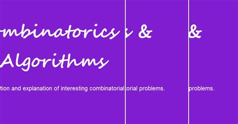 List Combinatorics And Algorithms Ding Medium