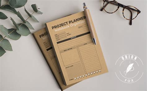 Project Planner Notebook Organizer Elevate Your Project