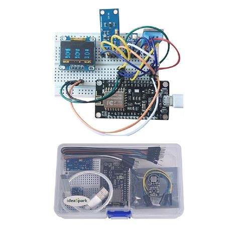 Natefemin Esp8266 Weather Station Kit 096 Oled Iic Display India Ubuy
