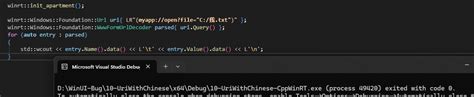 c winrt does not correctly handles chinese characters using windows