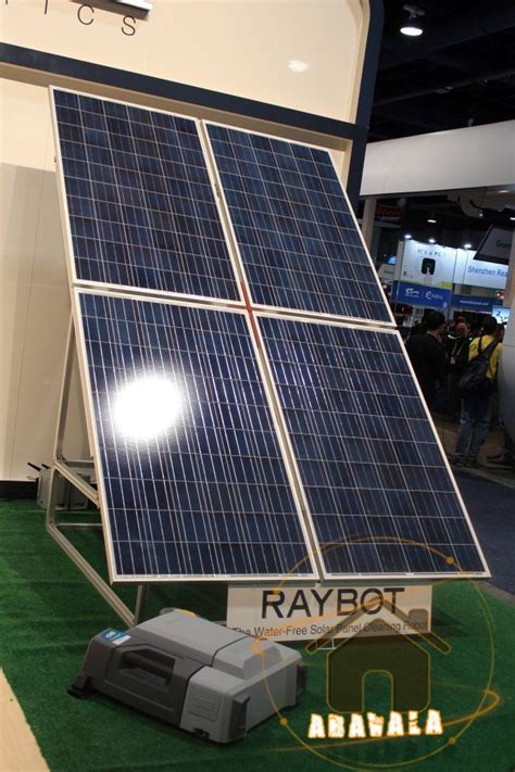 Ecovacs Robotics Présente Raybot Le Robot Laveur De Panneaux Solaires