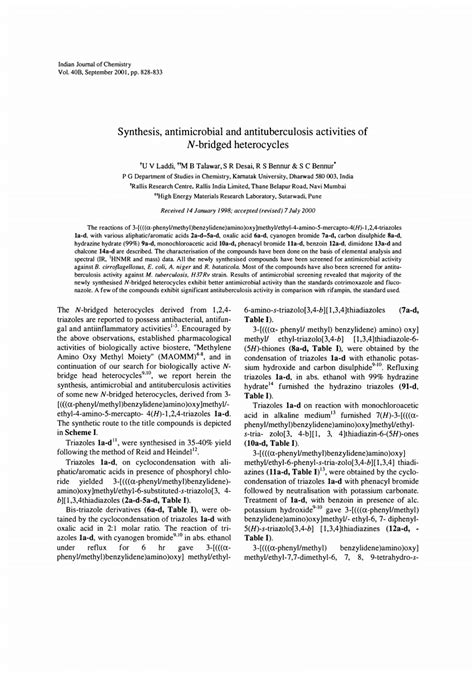 Pdf Cheminform Abstract Synthesis Antimicrobial And