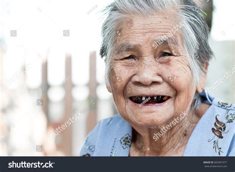 92961 Senior Japanese Woman Good Teeth Royalty Free Images Stock