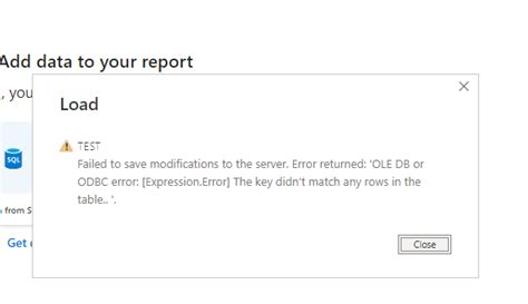Solved Error Oledbodbc Microsoft Fabric Community