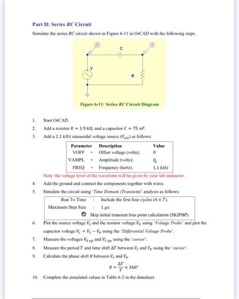 Solved Simulate The Series Rl Circuit Shown In Figure 6 10