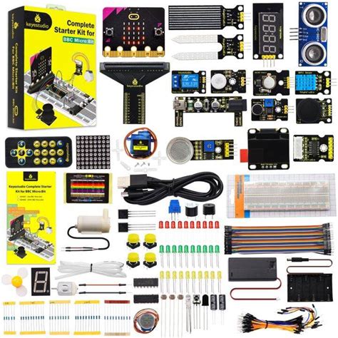 Keyestudio Microbit V2 Starter Kit ชุดการเรียนรู้สําหรับ Bbc Micro Bit เข้ากันได้กับการเขียน