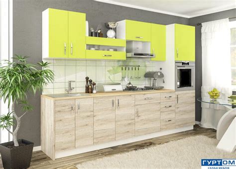 Модульні кухні Кухня Гамма фасад ДСП TМ «Меблі Сервіс