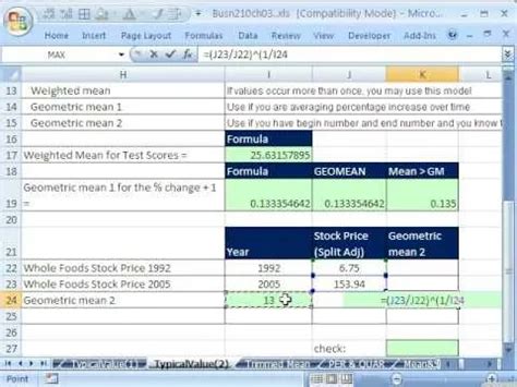 How To Calculate Weighted Geometric Mean In Microsoft Excel Microsoft Office WonderHowTo
