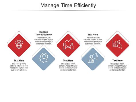 Manage Time Efficiently Ppt Powerpoint Presentation Infographic