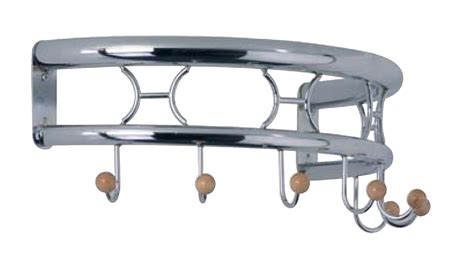 Clearance Alberto Solid Beech Coak Hook Hat Rack Rails Freedom