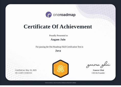 Java Certification Learningneverstops Oneroadmap Techjourney