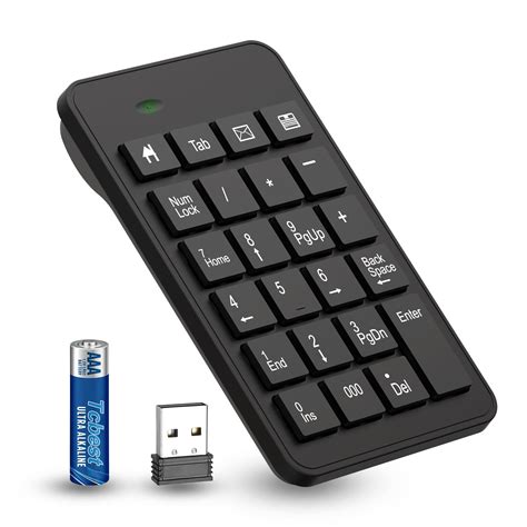 Wireless Number Pad With Battery Enhanced Efficiency With 23 Keys Numeric Keypad