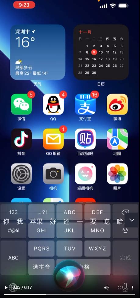 侧边键唤出siri，出现打字页面 乱码一样。… apple 社区