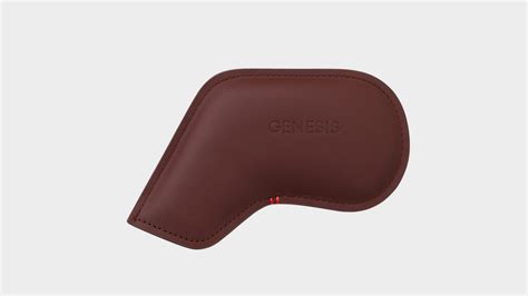 Genesis Boutique 세미 애닐린 가죽 골프 아이언 커버 세트