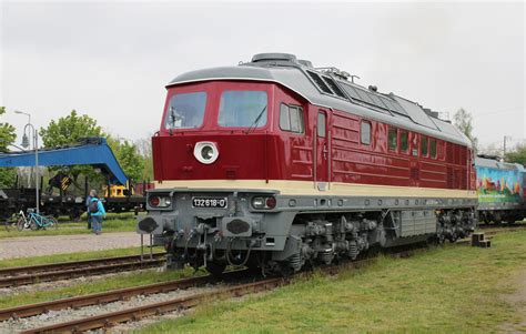 Db 132 618 0 Beim Familienfest Der Magdeburger Eisenbahnfreunde Am 06