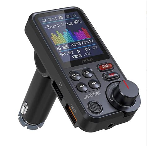 Modulator Fm Auto Bluetrooth 72desi Player Mp3 Radio Fm Ecran Tft