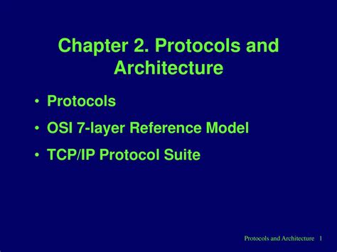 Chapter 2. Protocols and Architecture - ppt download