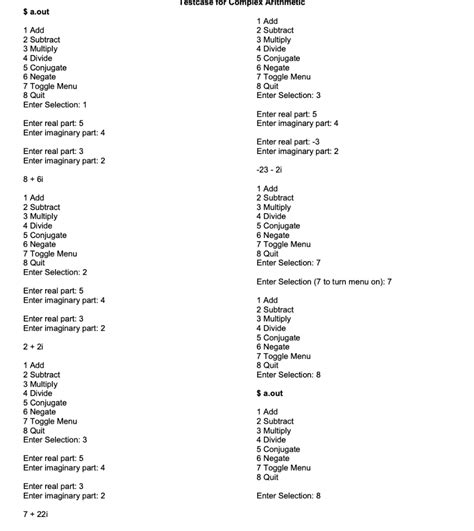 solved testcase for complex arithmetic a out 1 add 2