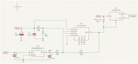 Batteries Single Cell Lithium Battery Powered Comparator Circuit With
