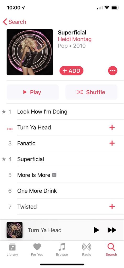 Heidi Montag On Twitter Make Sure To Download Superficial On Itunes