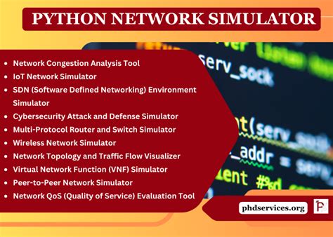 Python Network Simulator Topics