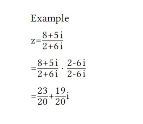 Complex Numbers Examples