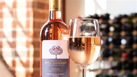 Rose Wine Bottle And Glass