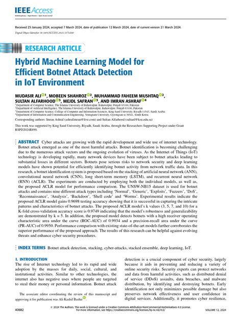 BPY - AIML - 2404-Hybrid Machine Learning Model For Efficient Botnet Attack Detection in IoT ...