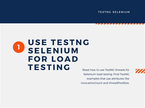 How To Use Testng Threads For Selenium Load Testing