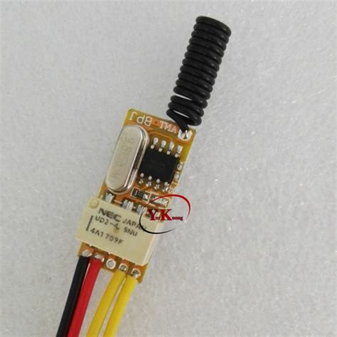 Dc3 7v 5v 6v 7v 7v 7v 12v 1ch Mini Relay Vezeték Nélküli Kapcsoló Távirányító Power Led Lámpa