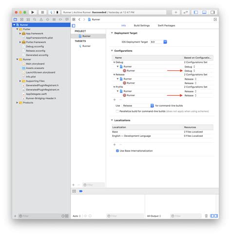 Command Phasescriptexecution Failed With A Nonzero Exit Code · Issue 49495 · Flutterflutter